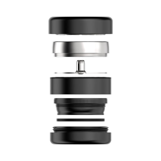Next Gen Premium 2.5" Stainless Series - Black – Flower Mill